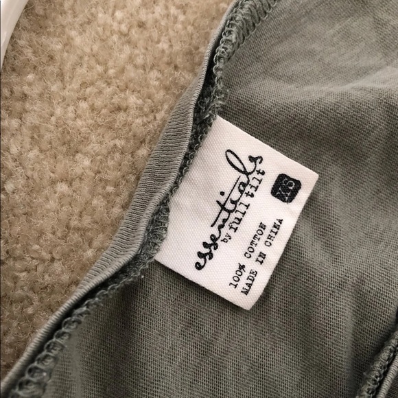 Essentials | Tops | Army Green Extra Small Crop Top | Poshmark